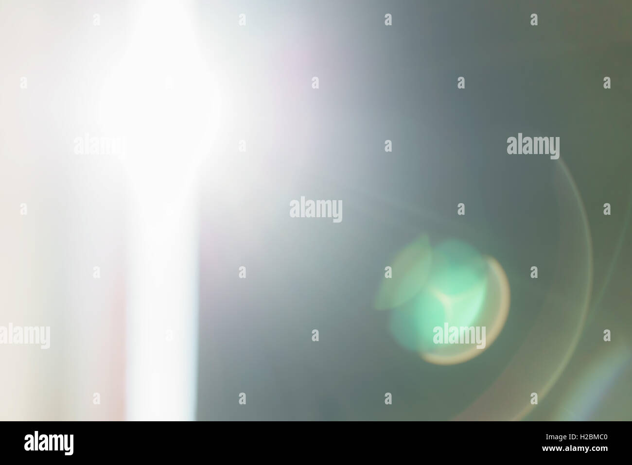 real lens flare with light leak Stock Photo - Alamy