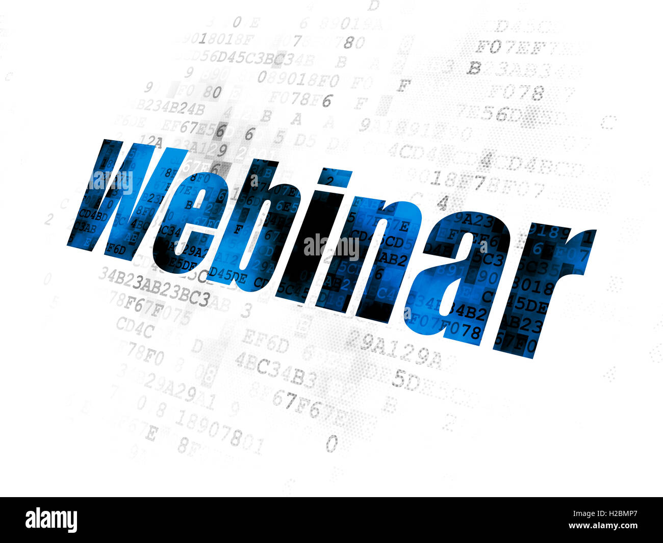Education concept: Webinar on Digital background Stock Photo - Alamy