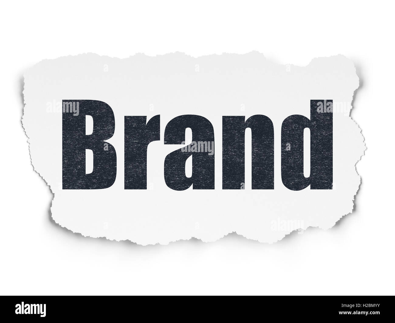 Marketing concept: Brand on Torn Paper background Stock Photo - Alamy