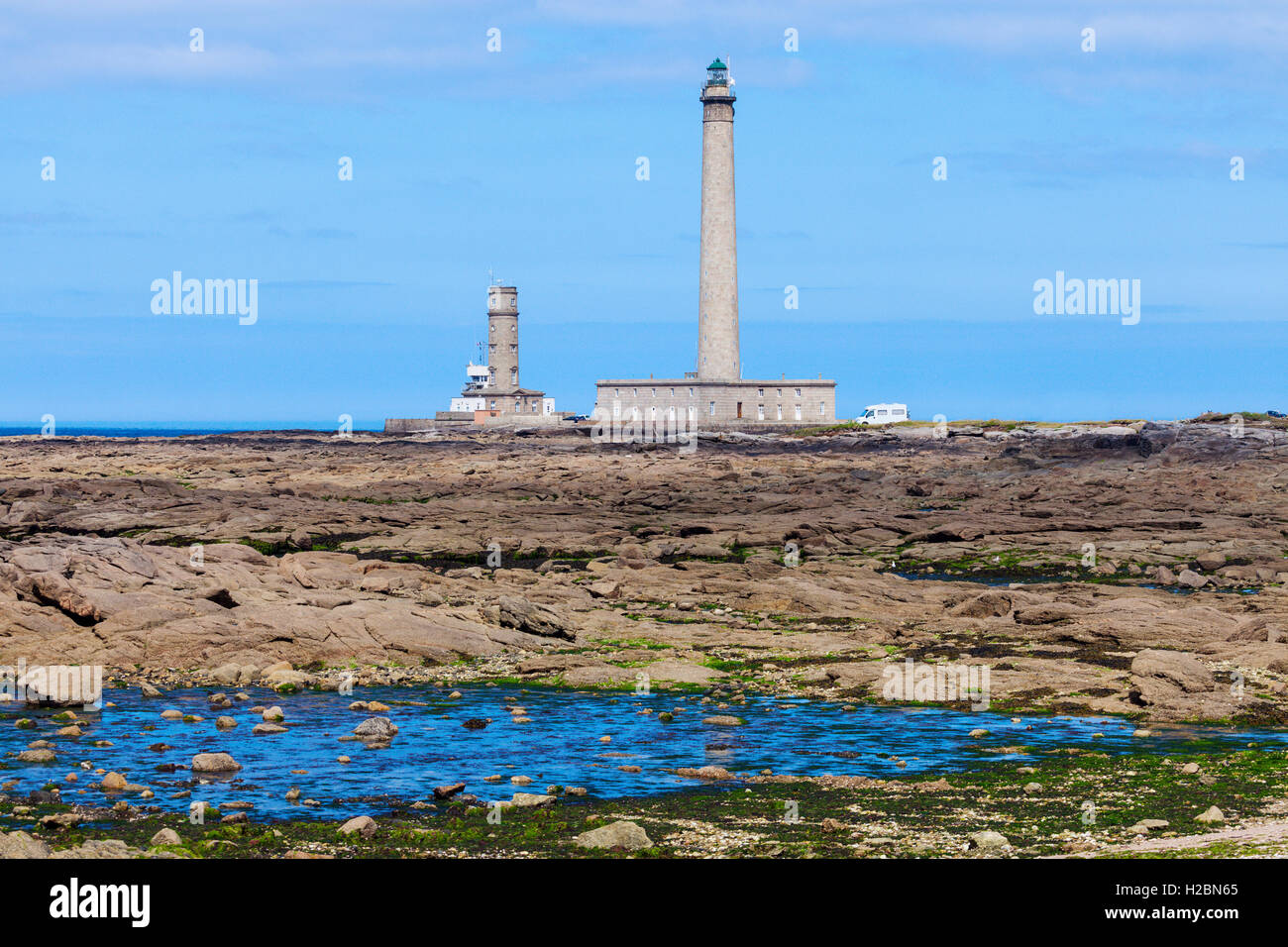 Gatteville Lighthouse. Gatteville, Normandy, France Stock Photo - Alamy
