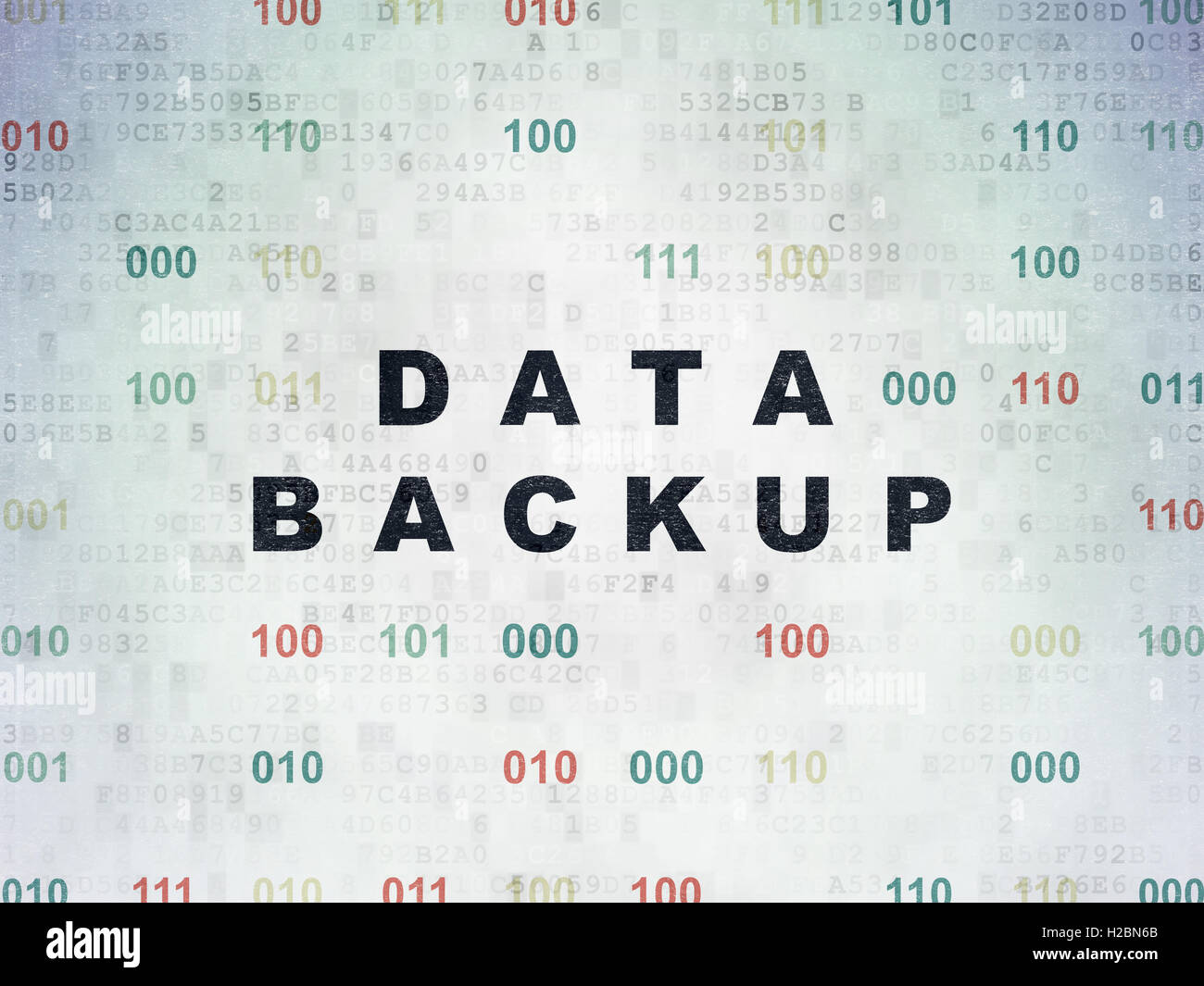 Data concept: Data Backup on Digital Data Paper background Stock Photo ...