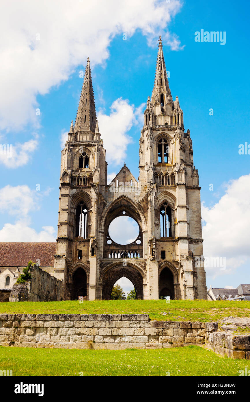 Soissons abbey ruins hi-res stock photography and images - Alamy