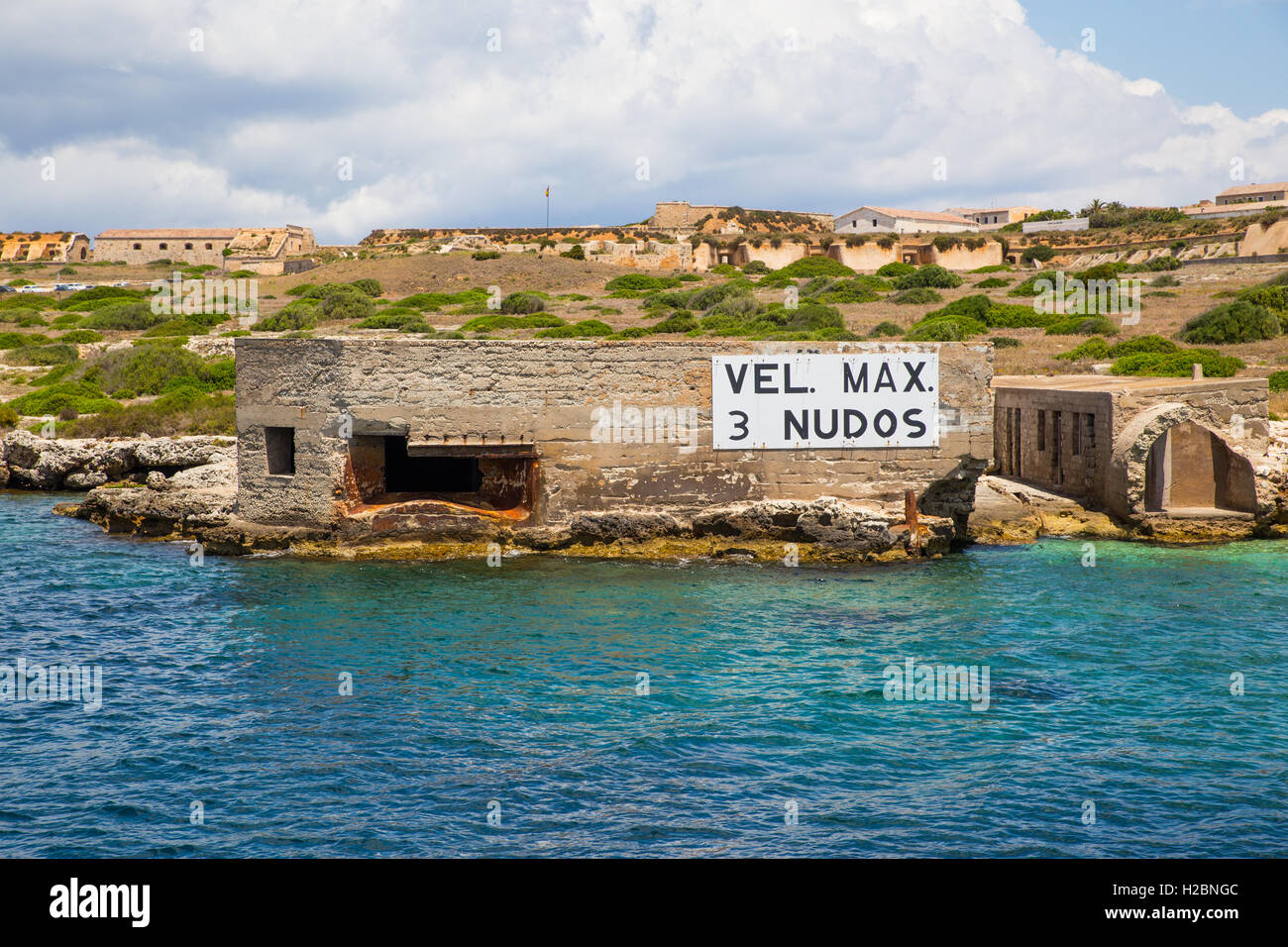 Mahon Harbour in Menorca Stock Photo - Alamy