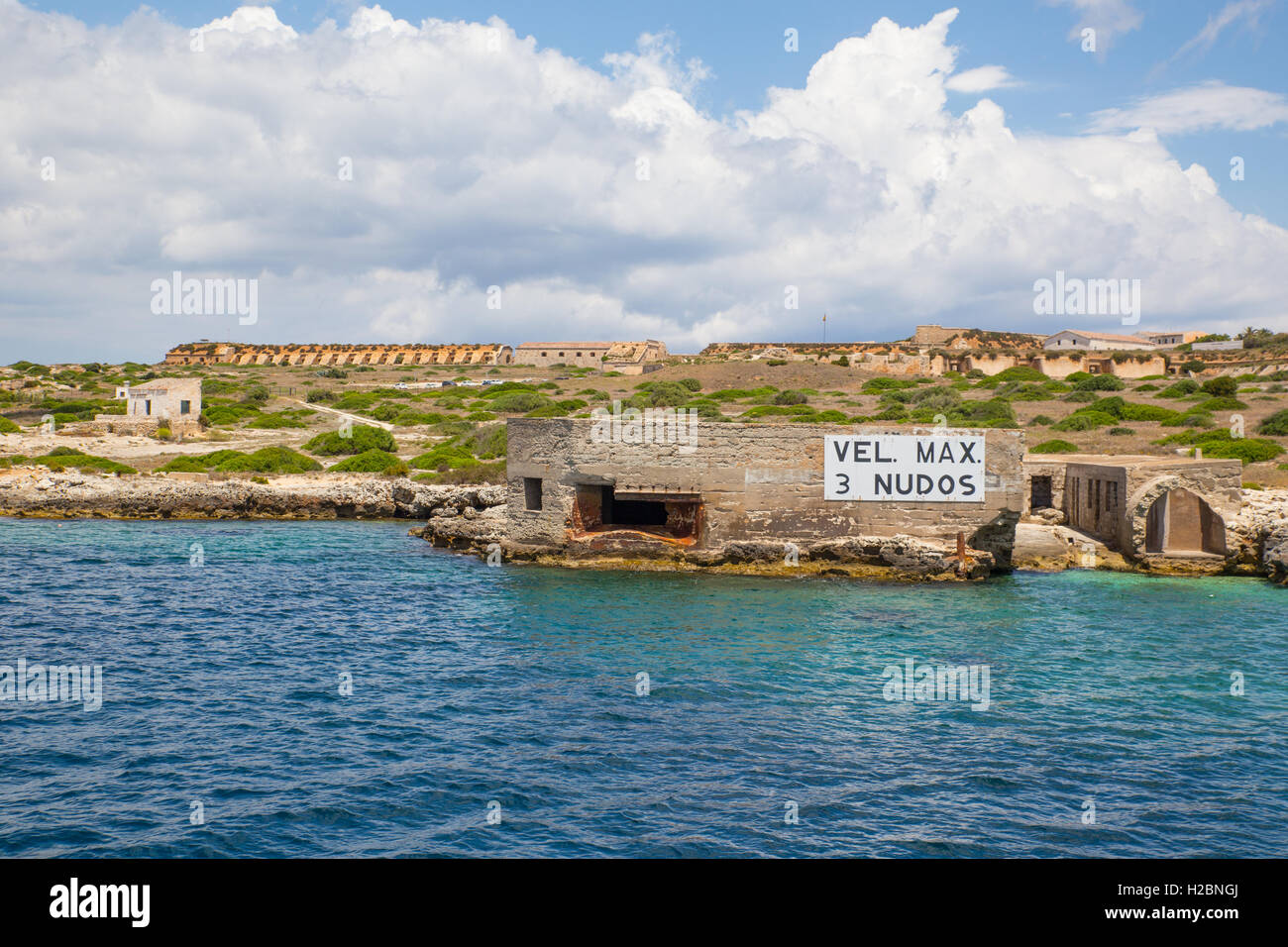 Mahon Harbour in Menorca Stock Photo - Alamy