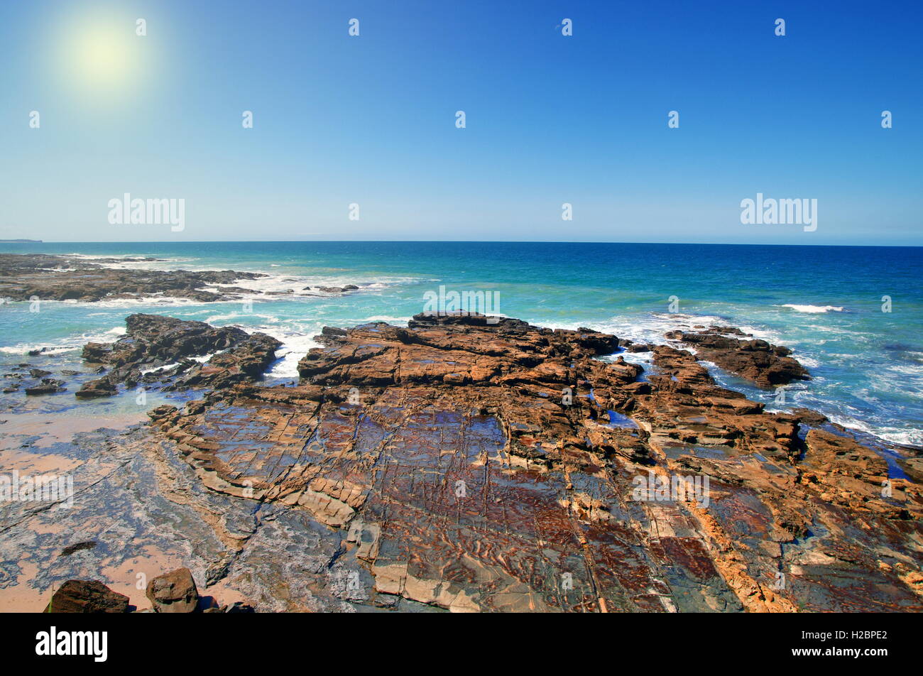 Beautiful Australian coast closeup in summer Stock Photo - Alamy