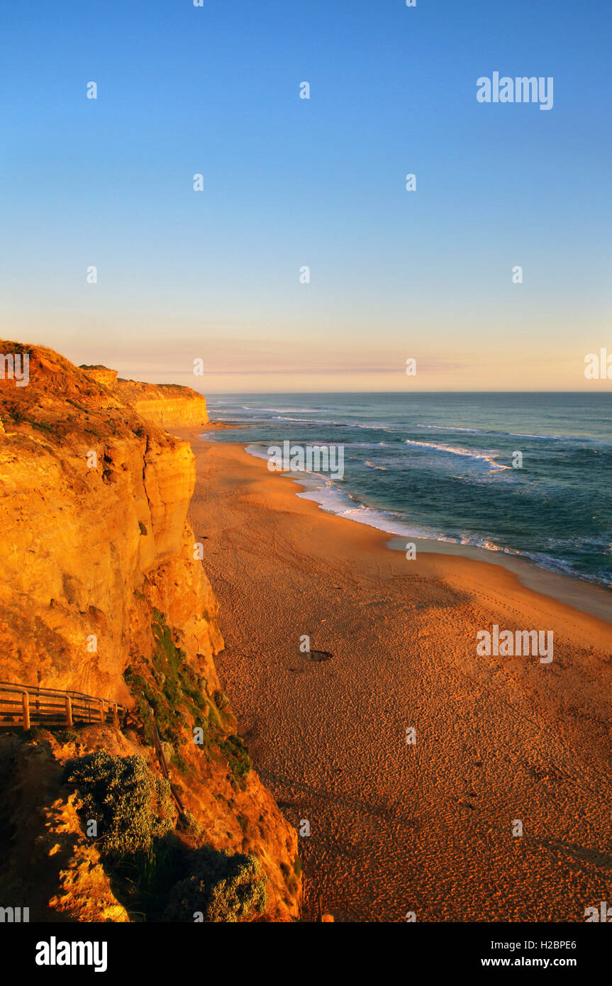 Australian beautiful coast at sunset Stock Photo - Alamy