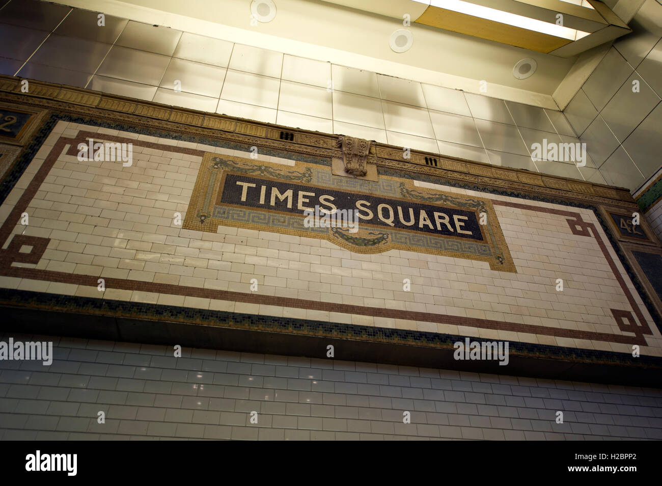 New york subway sign times square hi-res stock photography and images ...