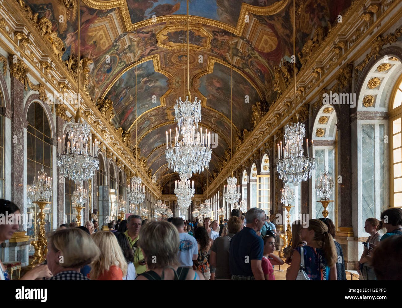Palace of Versailles interior Stock Photo - Alamy