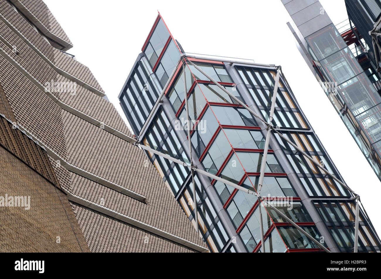 The Tate Modern extension, London Stock Photo - Alamy