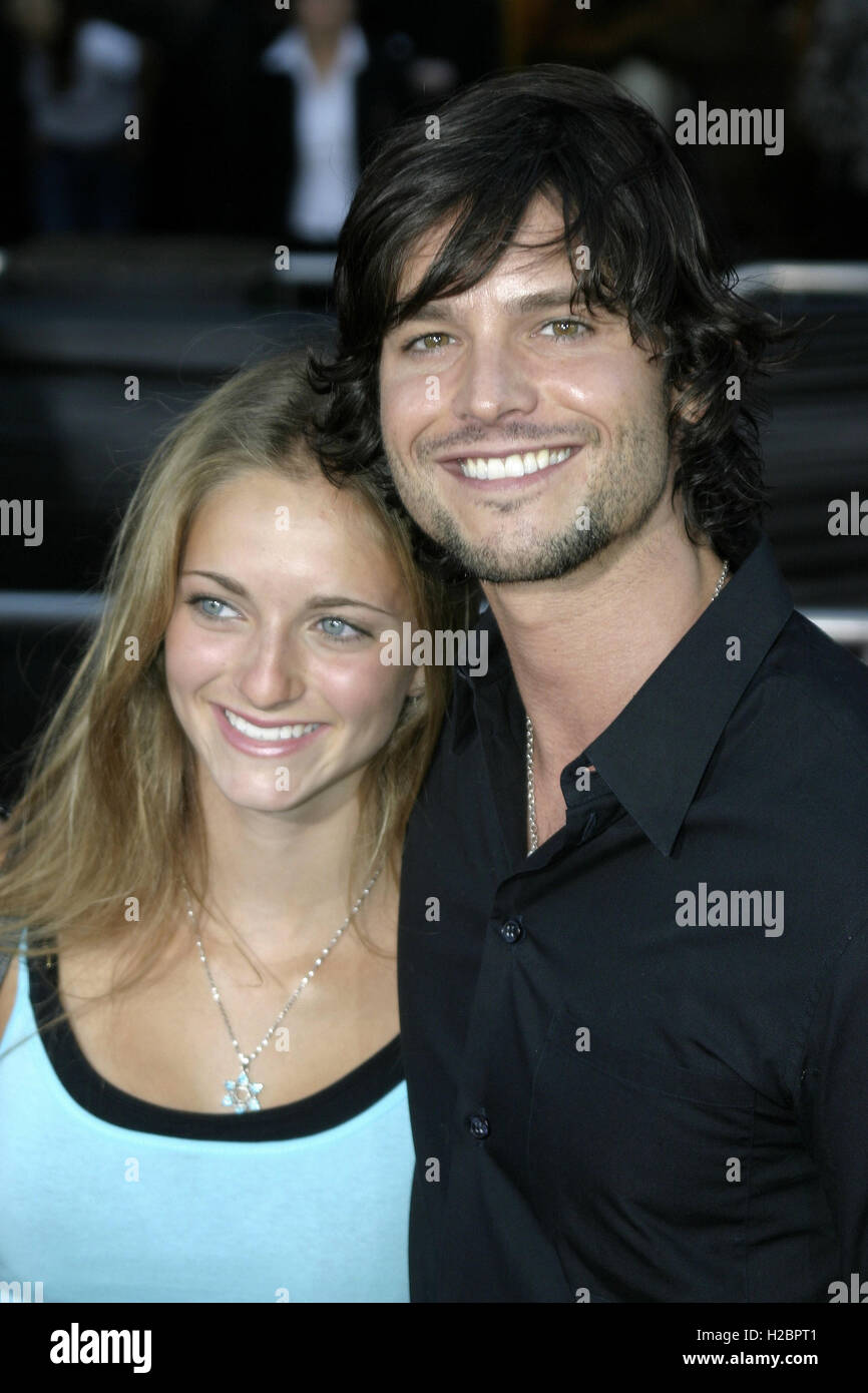2 August 2004 - Los Angeles, California - Jason Behr and guest. The ...