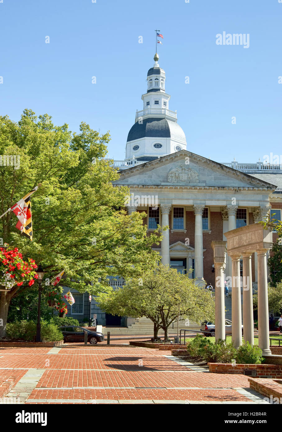 Maryland State Capital building in Annapolis, Maryland Stock Photo - Alamy