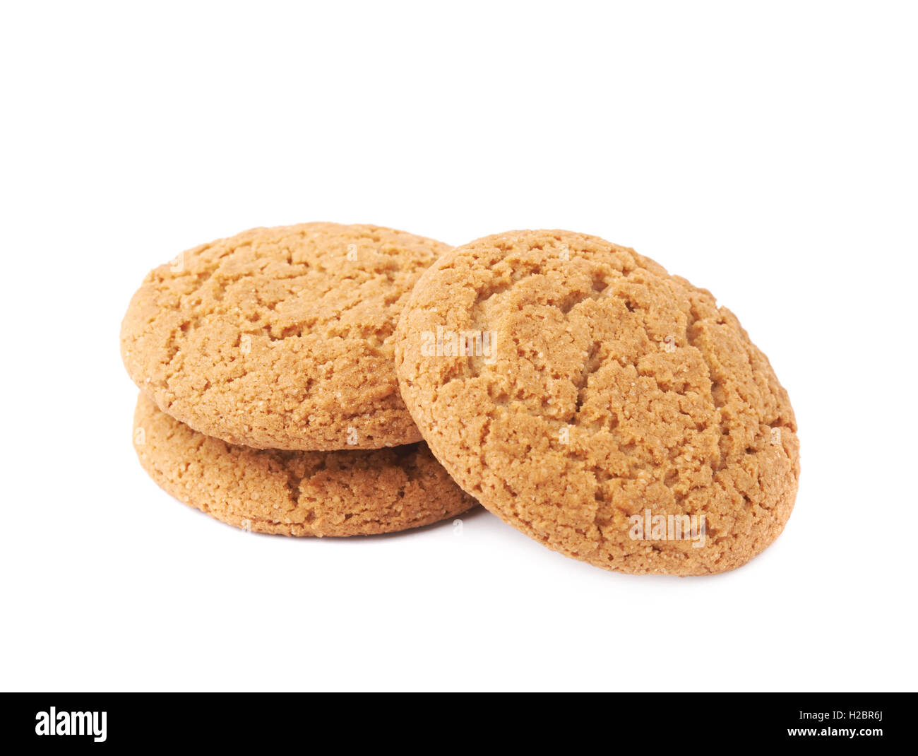 Stack of cookies isolated over the white background Stock Photo - Alamy