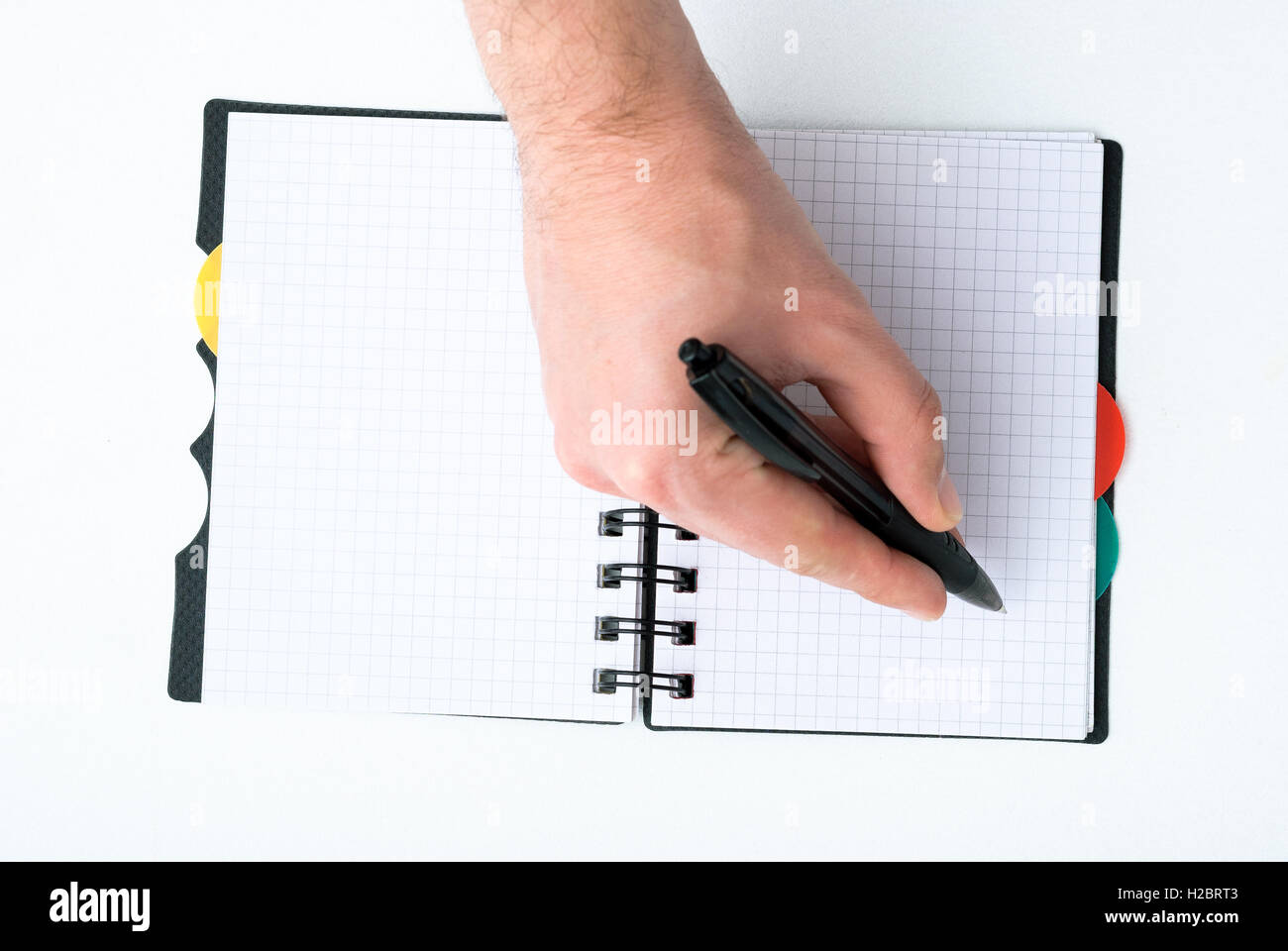 open notepad isolated Stock Photo - Alamy