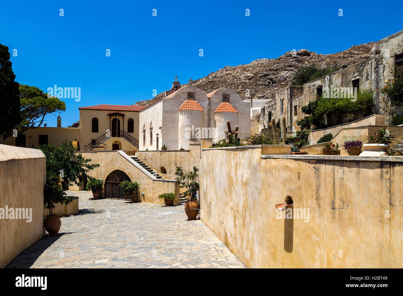 Monastery of Preveli, Crete Stock Photo - Alamy