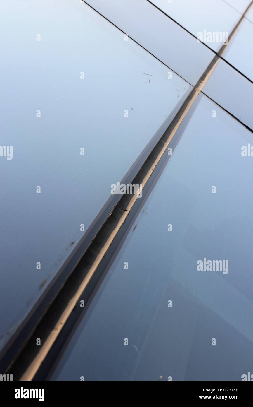 Glass window panes at slanted angle Stock Photo - Alamy