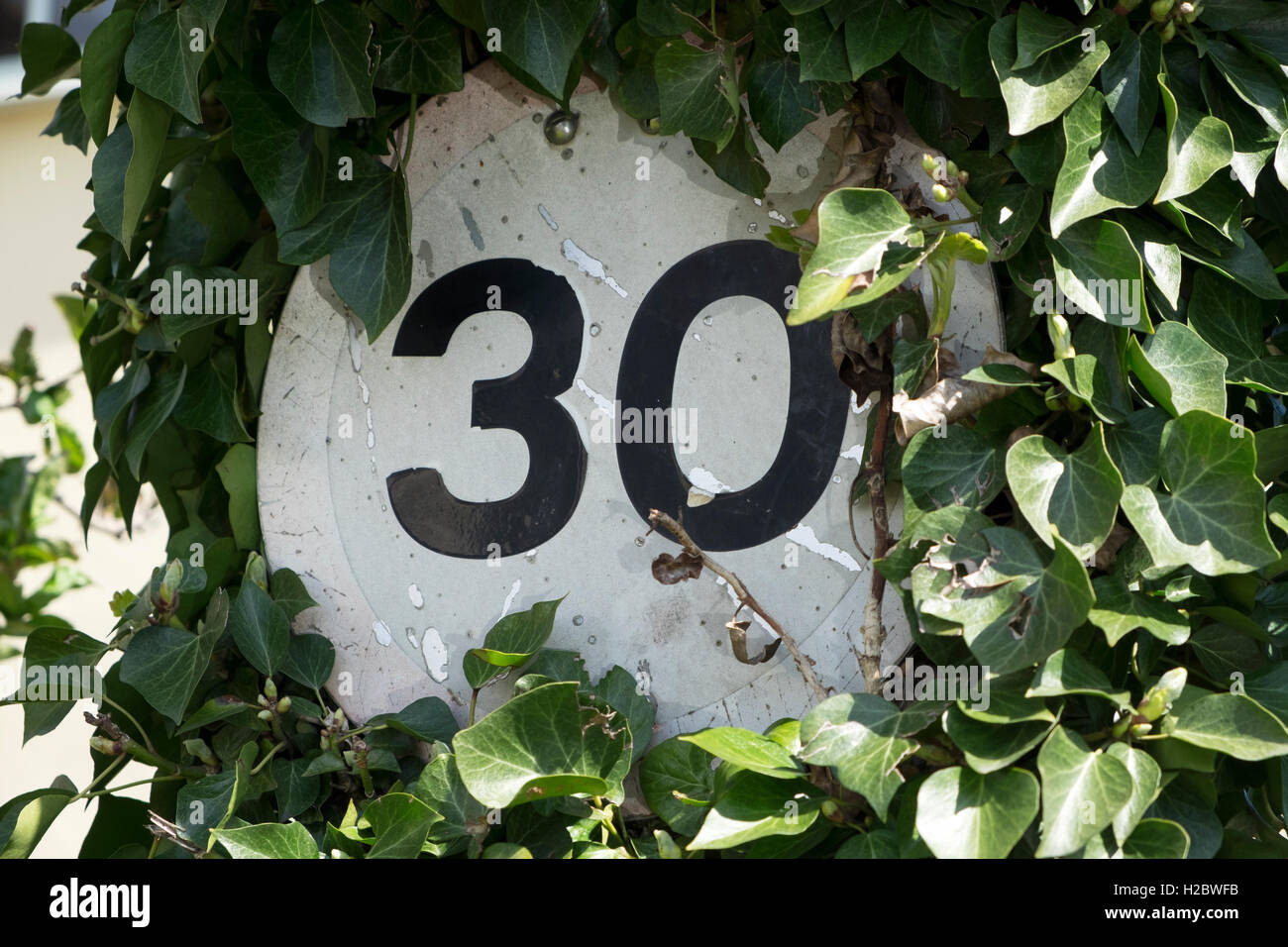 30mph speed limit sign Stock Photo - Alamy