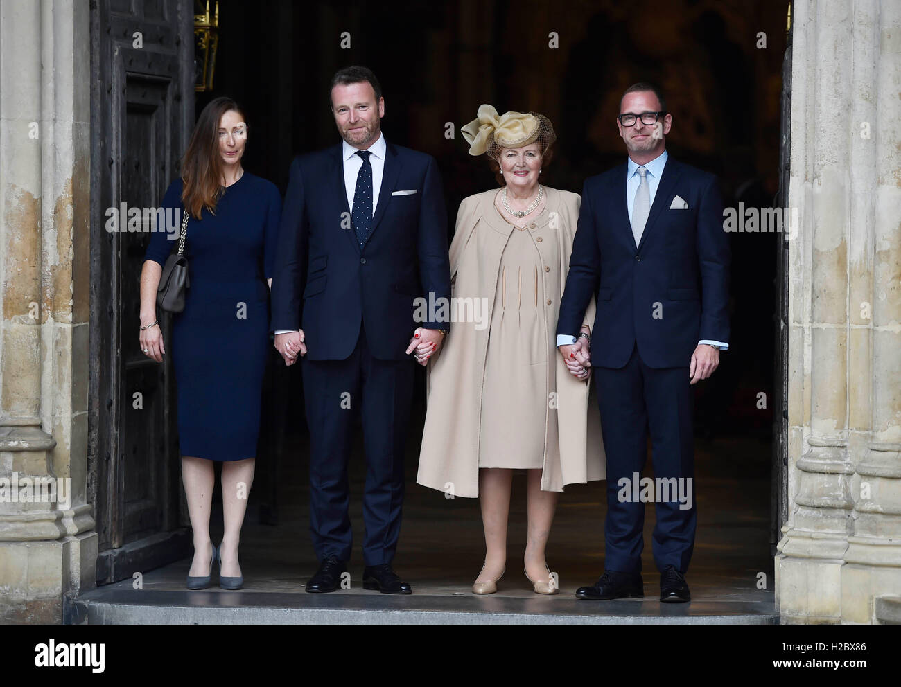 The family of Sir Terry Wogan, (left to right) daughter Katerine, son ...