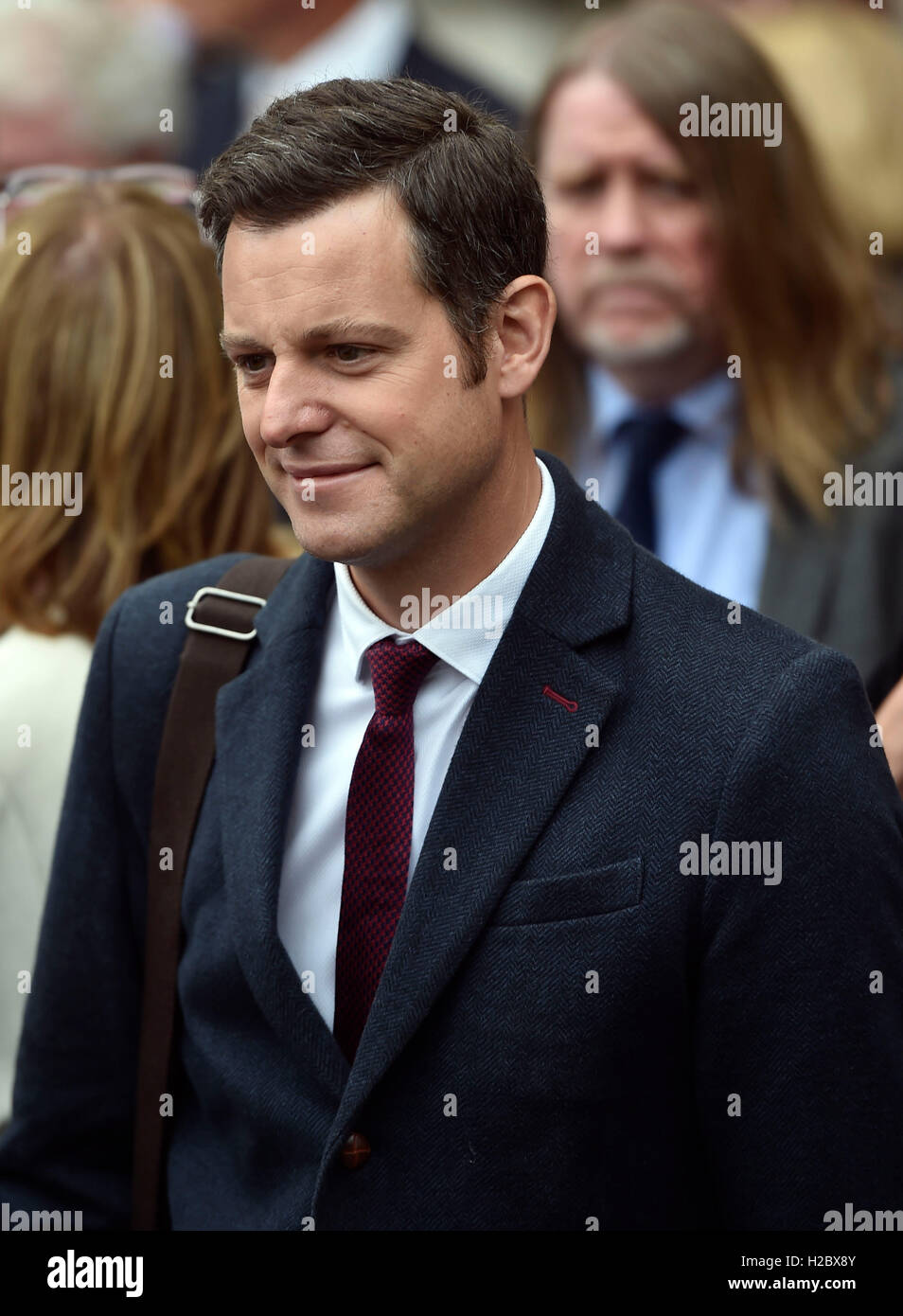 Matt baker leaves westminster abbey hi-res stock photography and images ...