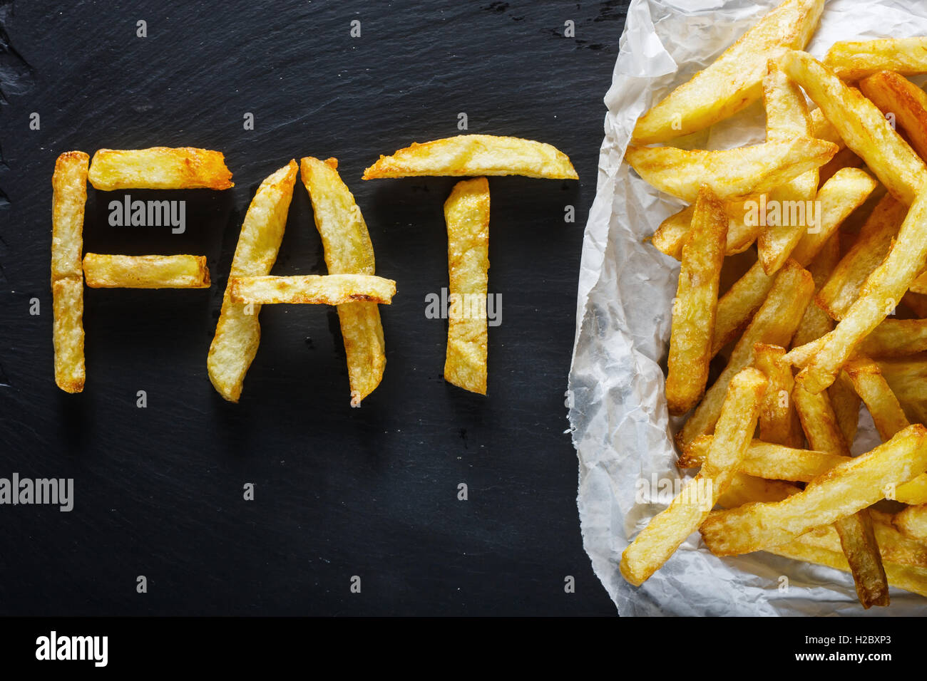 Salt french fries hi-res stock photography and images - Alamy
