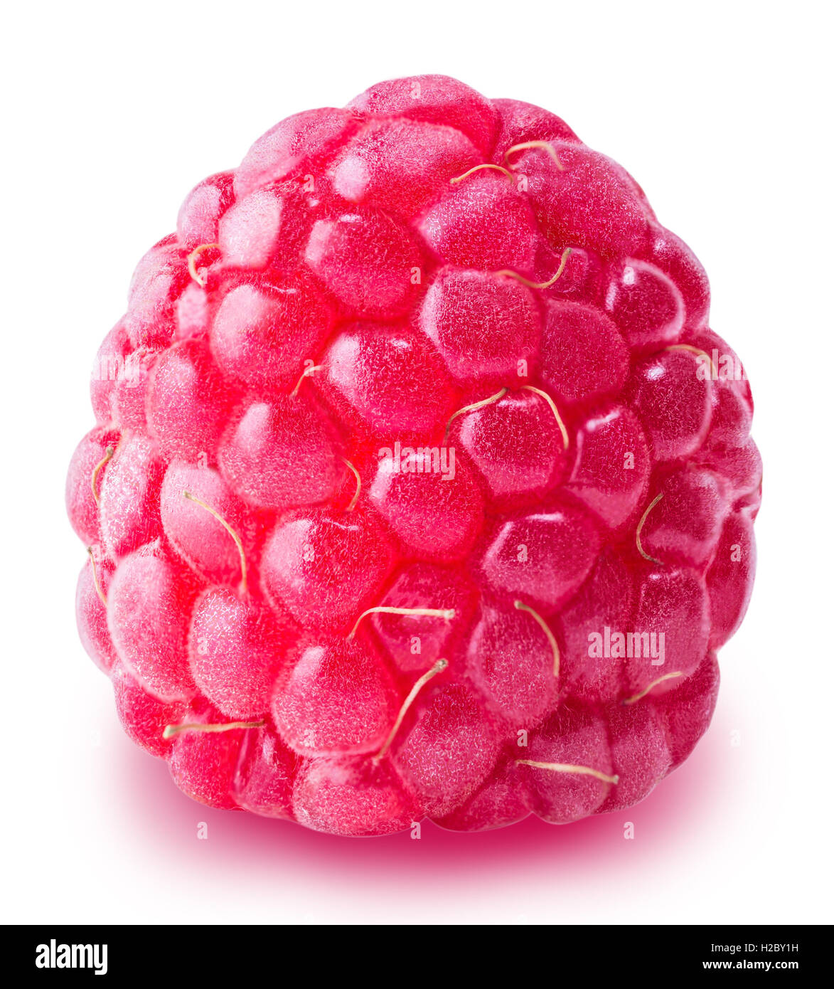 ripe raspberry isolated on a white background clipping path Stock Photo ...
