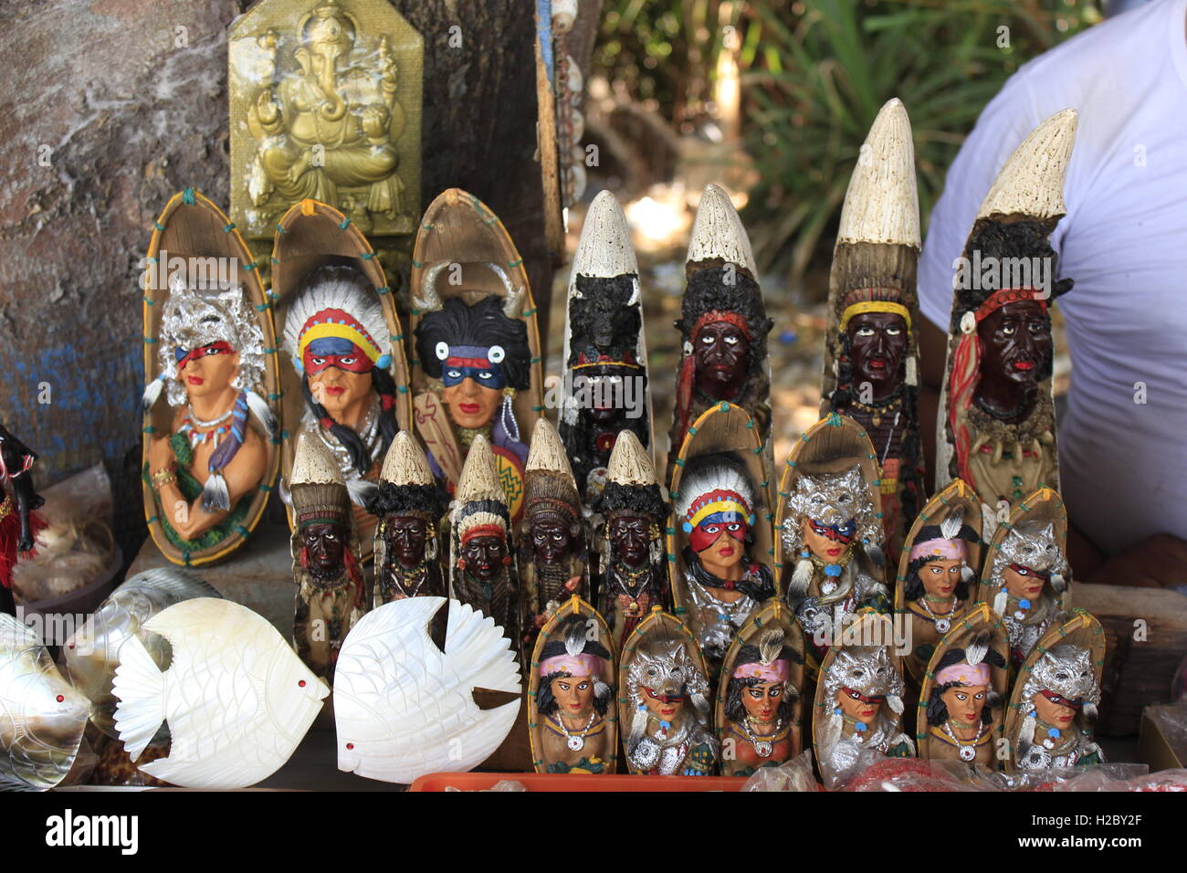 Creative work from Andamans. Illustrates the tribal from Andaman island ...