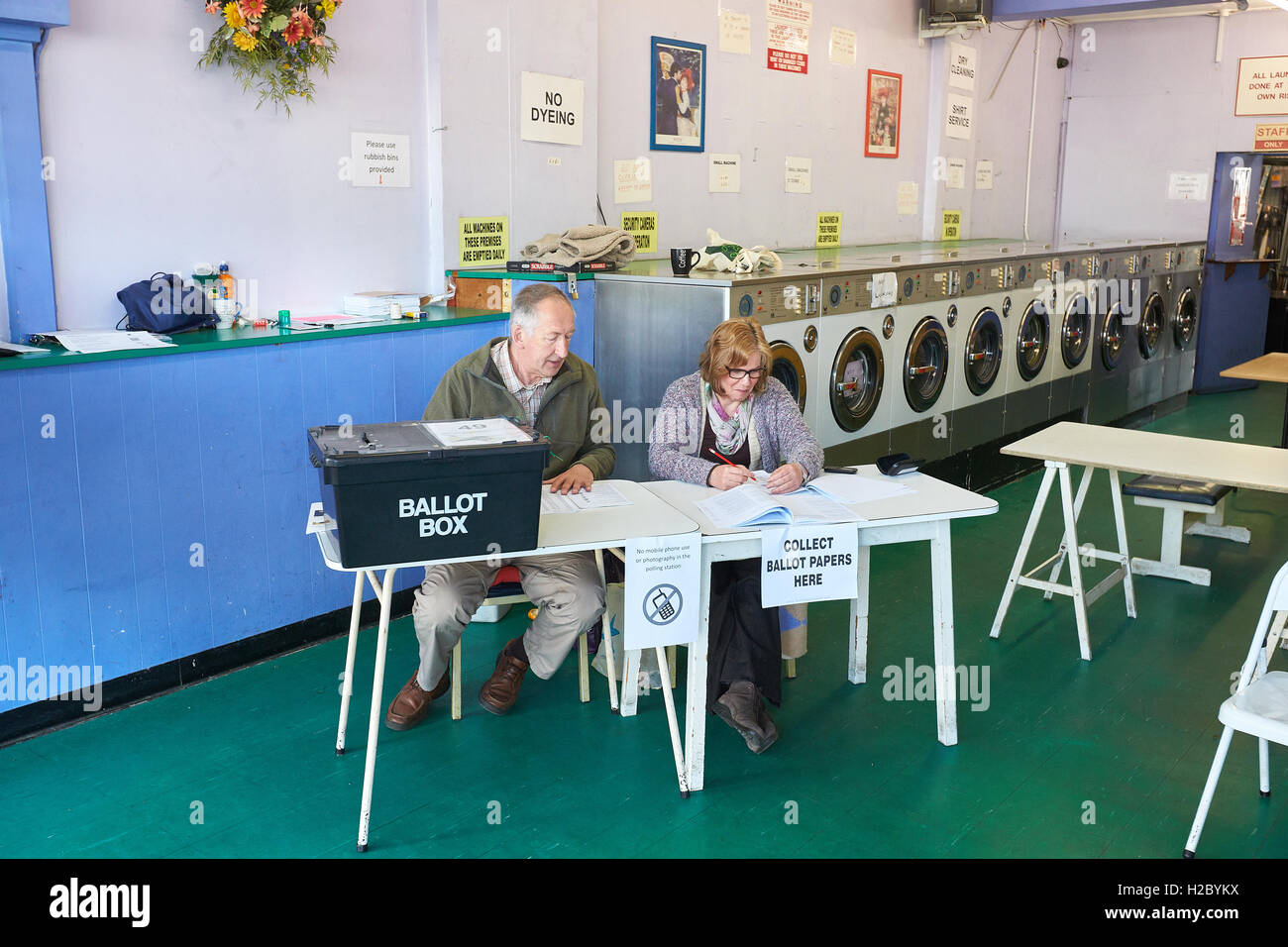 Quirky polling stations hi-res stock photography and images - Alamy