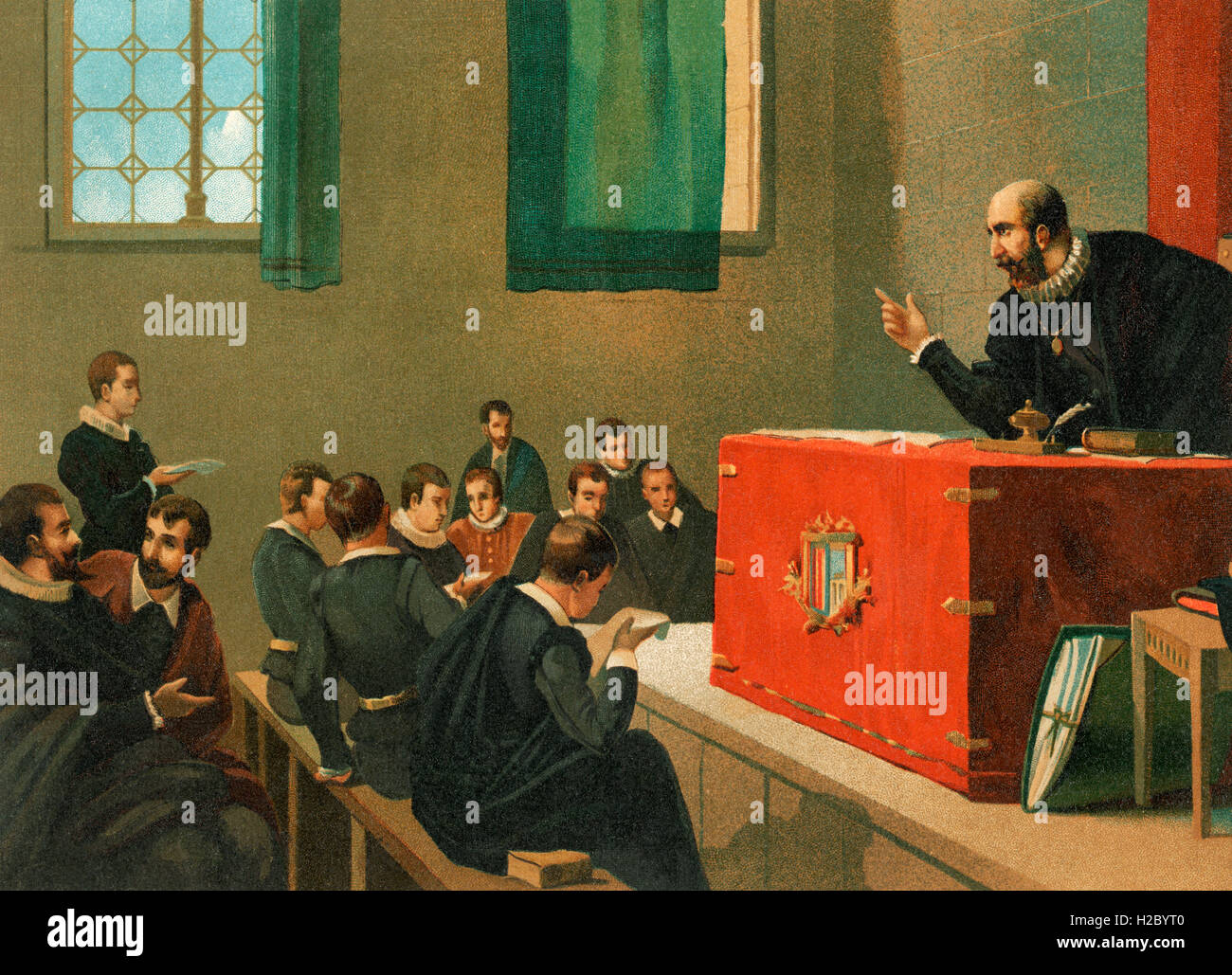 Melchor Cano teaching at Salamanca University, Spain in the 16th century. Melchor Cano, c.1509 ...