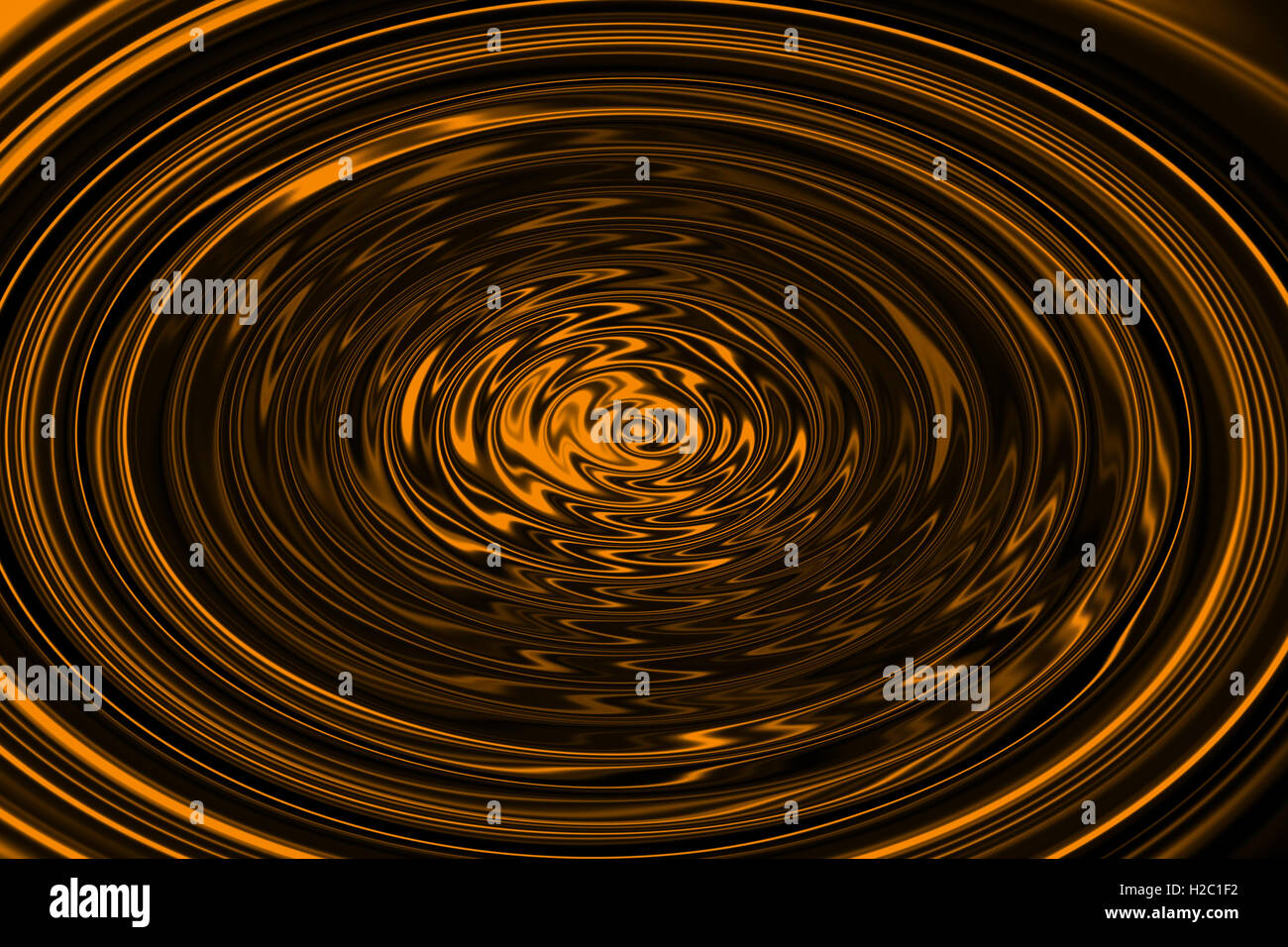 ripples yellow lines on a black background Stock Photo - Alamy