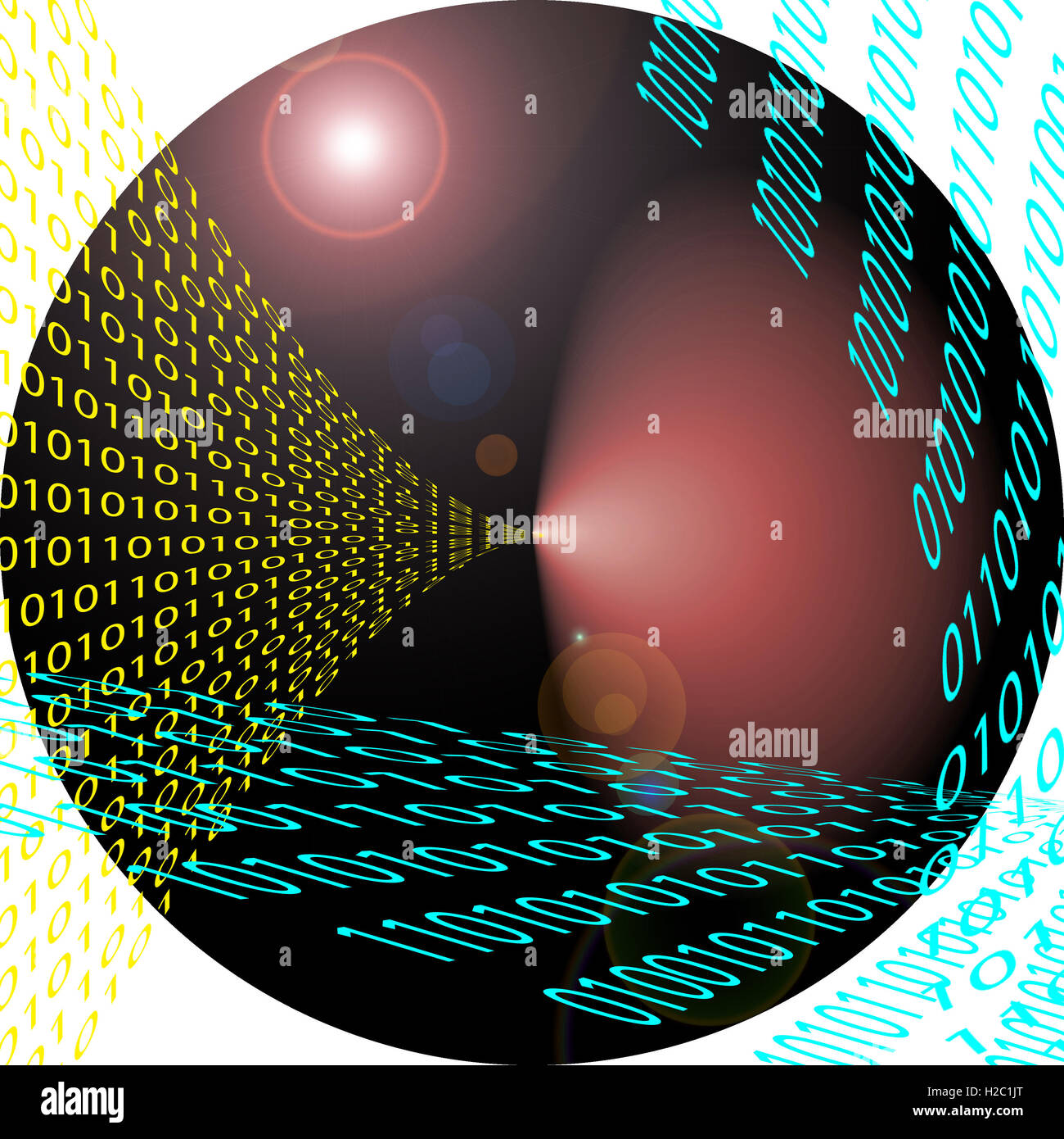 Abstract amazing circle background of the dark gradient with visual ...