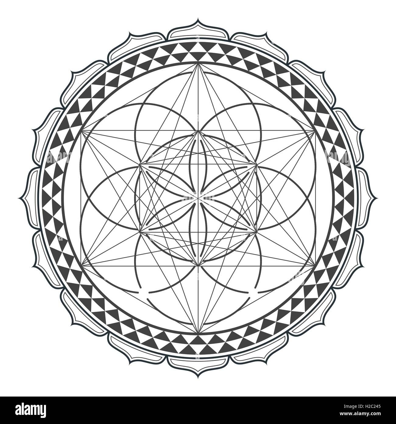 Metatron vector vectors Stock Vector Images - Alamy