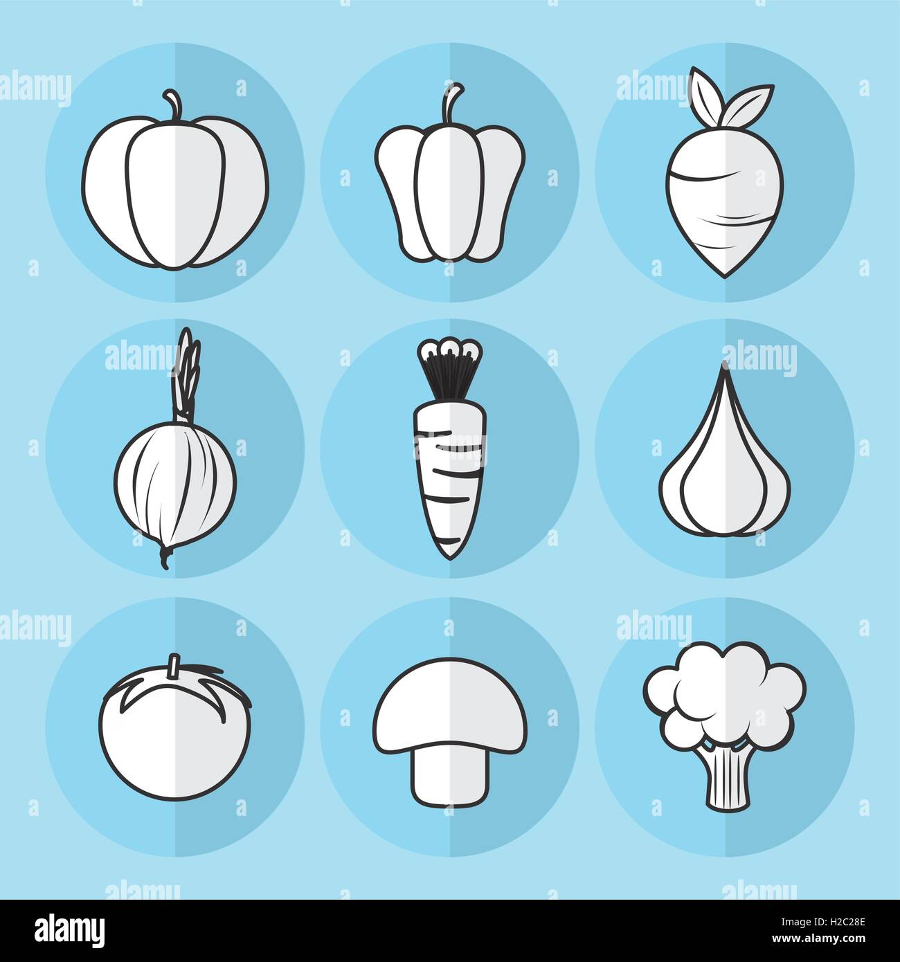 healthy food ingredients icons image Stock Vector Image & Art - Alamy