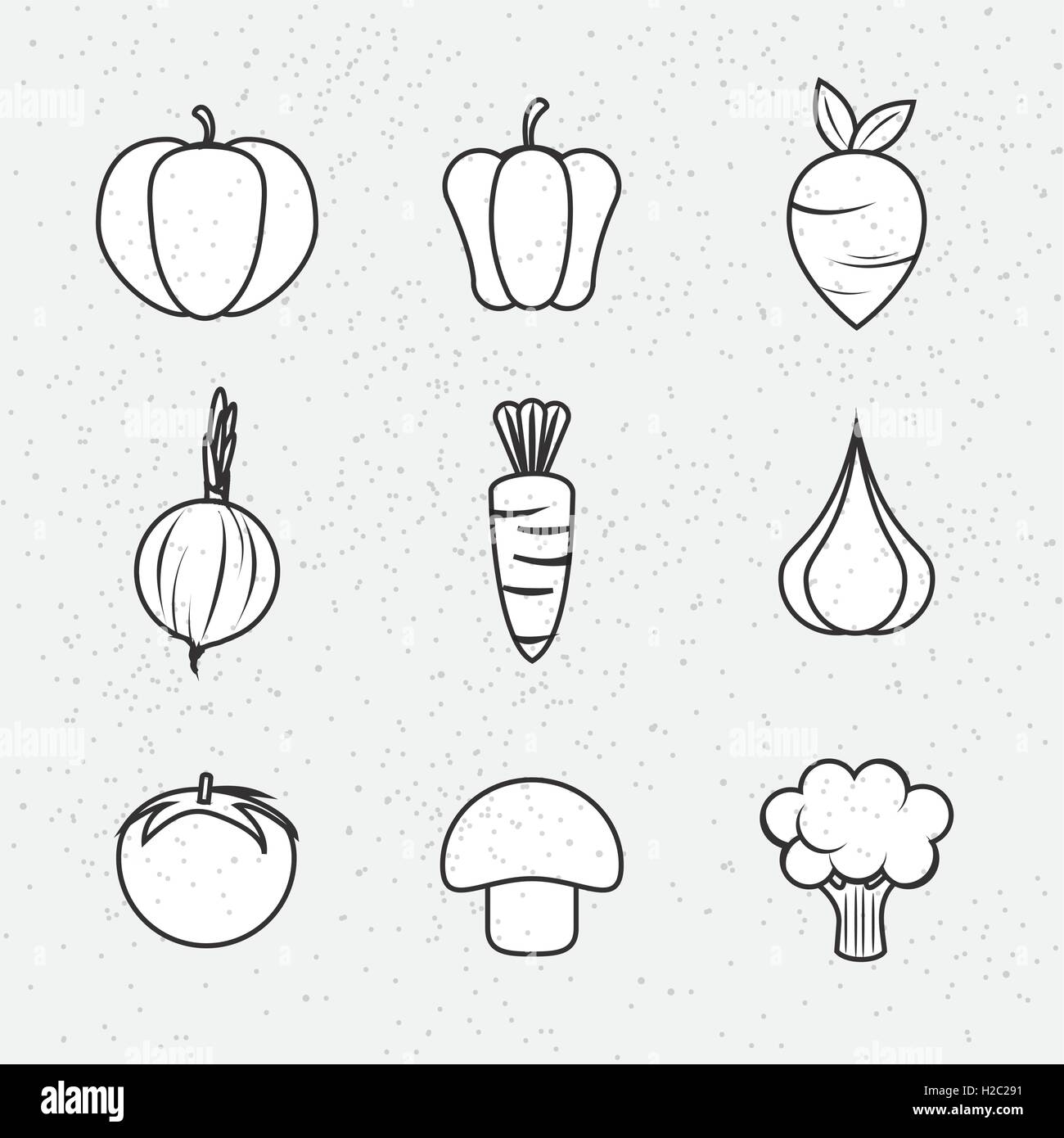 healthy food ingredients icons image Stock Vector Image & Art - Alamy