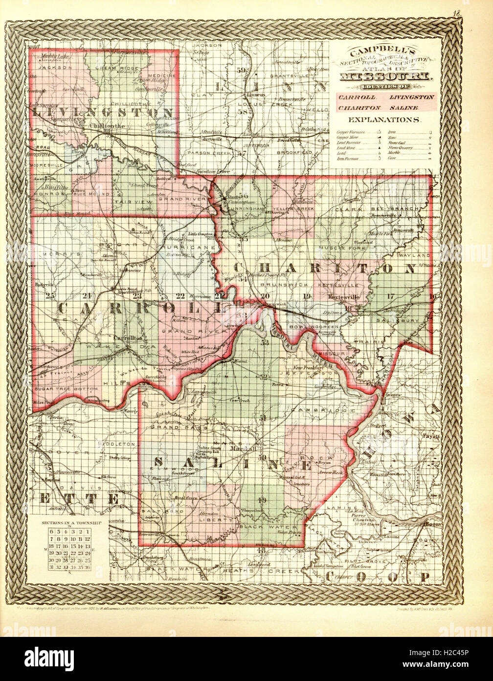 This atlas provides detailed maps and geographical data of Missouri ...
