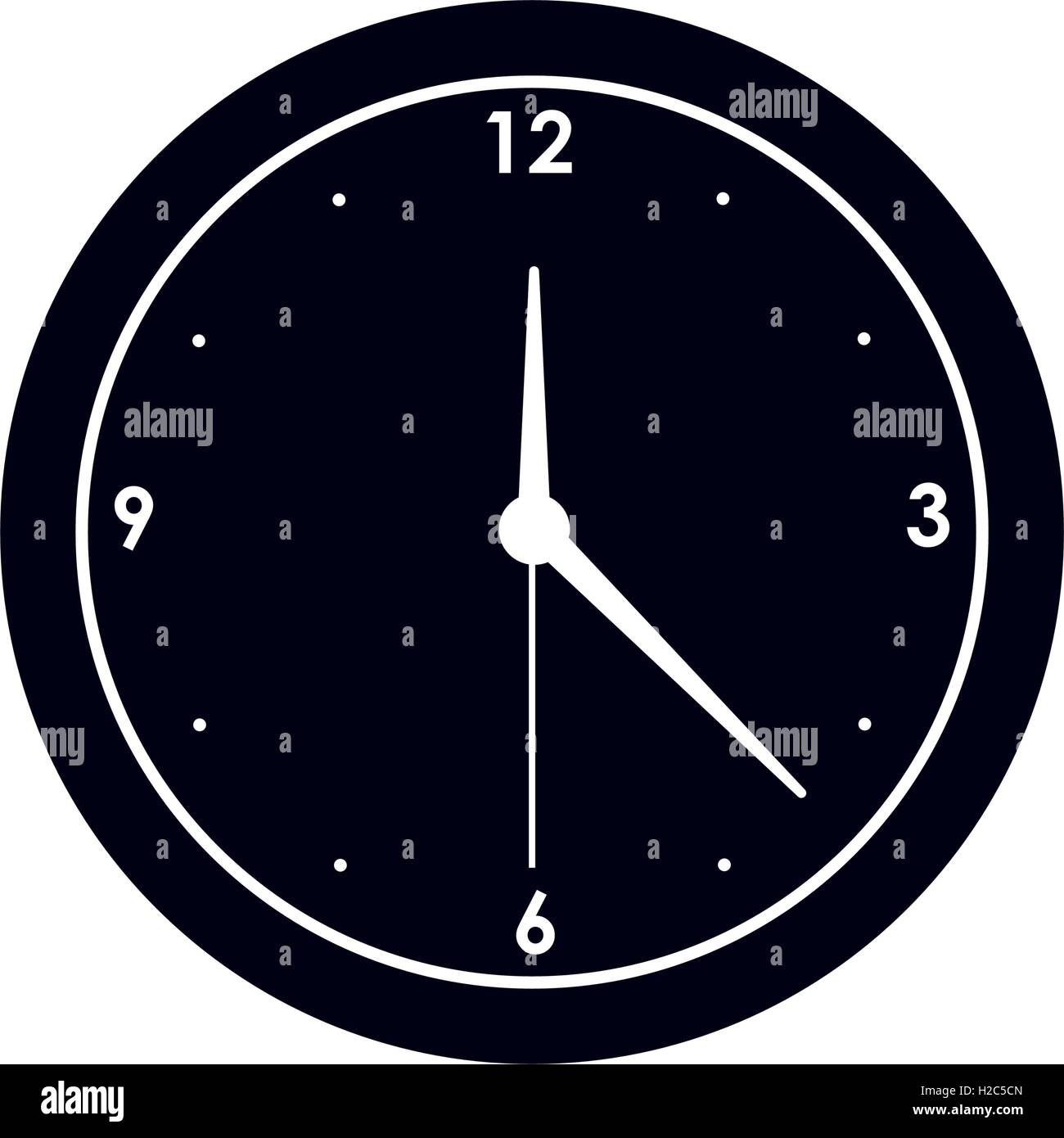 Isolated traditional clock design Stock Vector Image & Art - Alamy