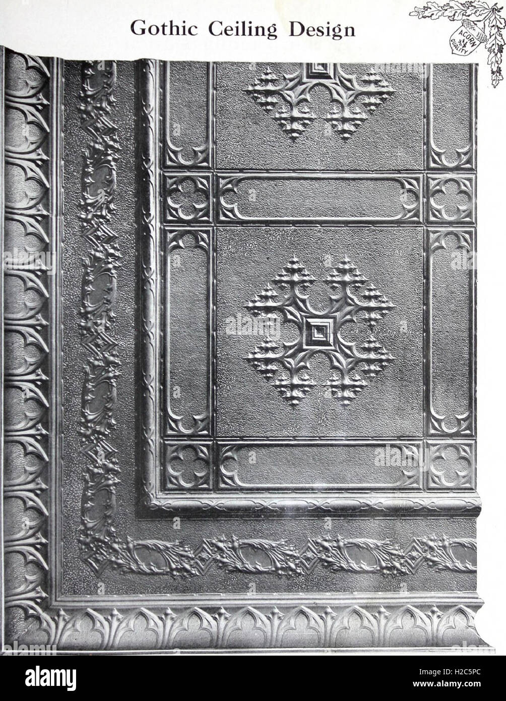 This catalogue features designs and patterns for ceilings and side ...