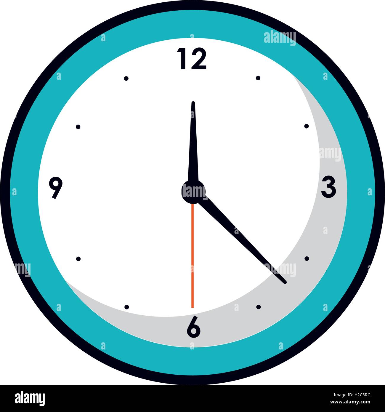 Isolated traditional clock design Stock Vector Image & Art - Alamy