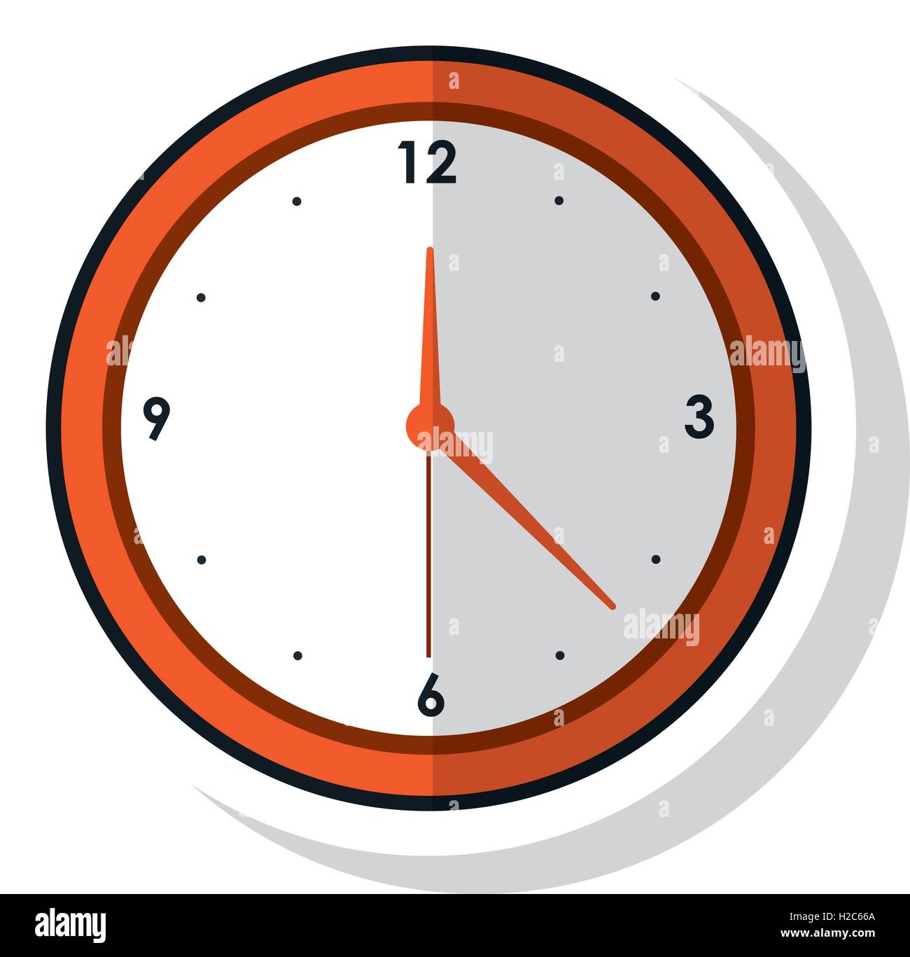 Isolated traditional clock design Stock Vector Image & Art - Alamy