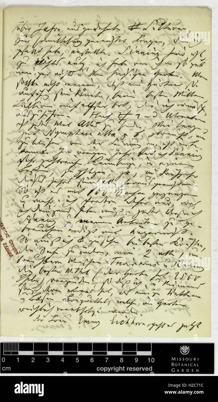 This document contains the correspondence between botanists Robert ...