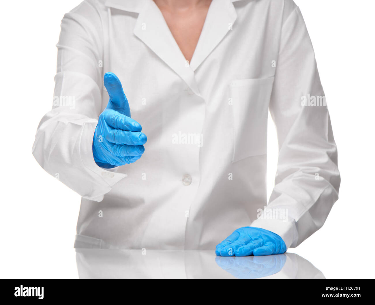 Doctor hand glove hi-res stock photography and images - Alamy