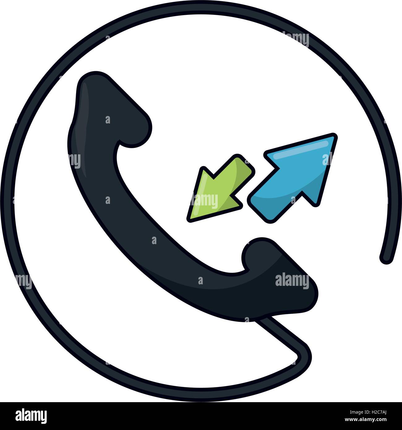 Isolated traditional phone design Stock Vector Image & Art - Alamy