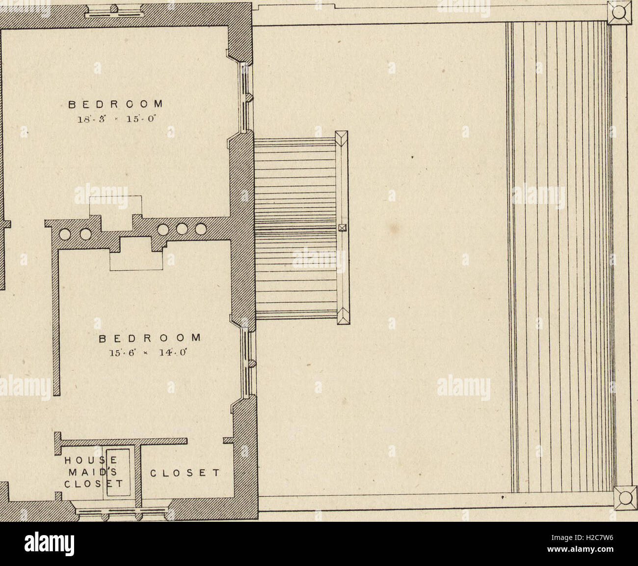 This architectural work from 1870 explores designs for cottages, lodges ...