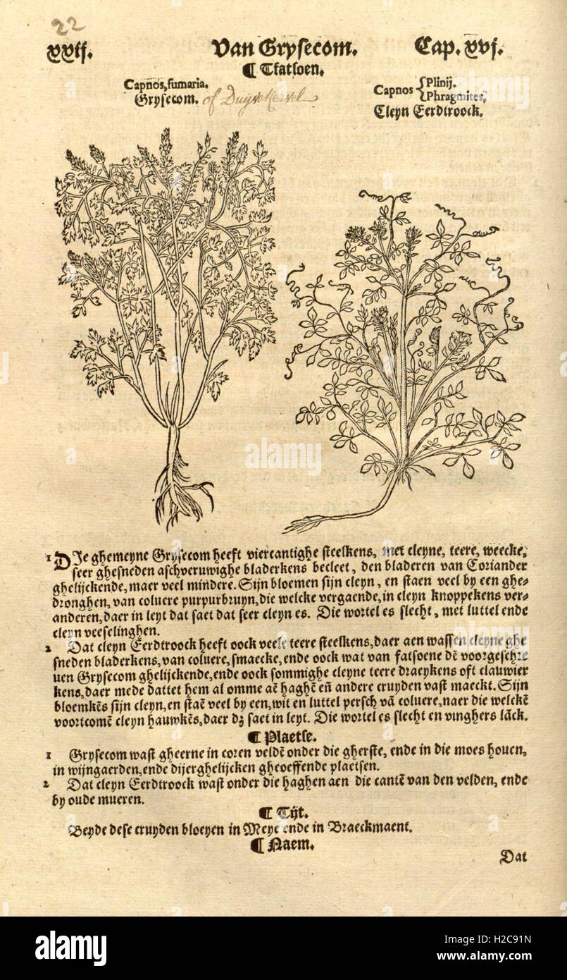 This is an early botanical text, focusing on the medicinal and ...