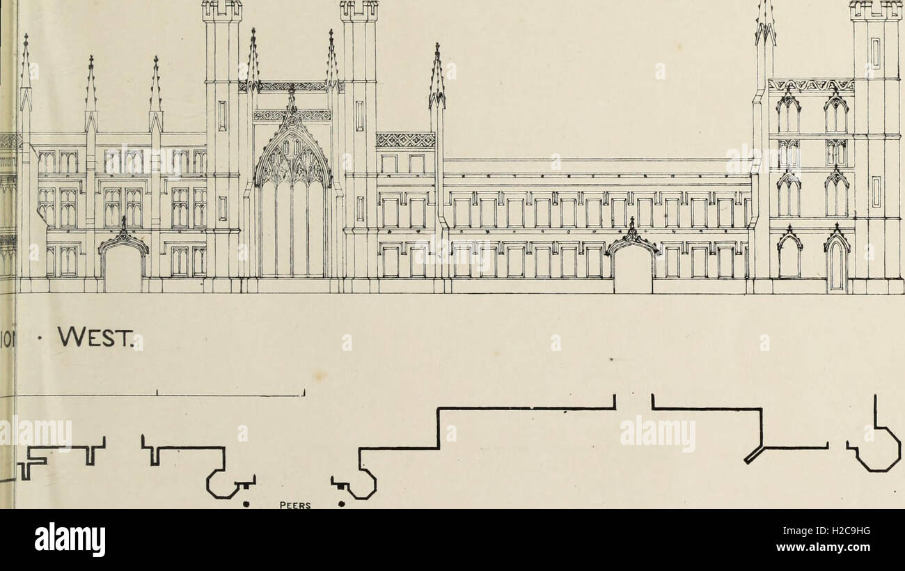 Designs for the proposed new Houses of Parliament - consisting of four ...