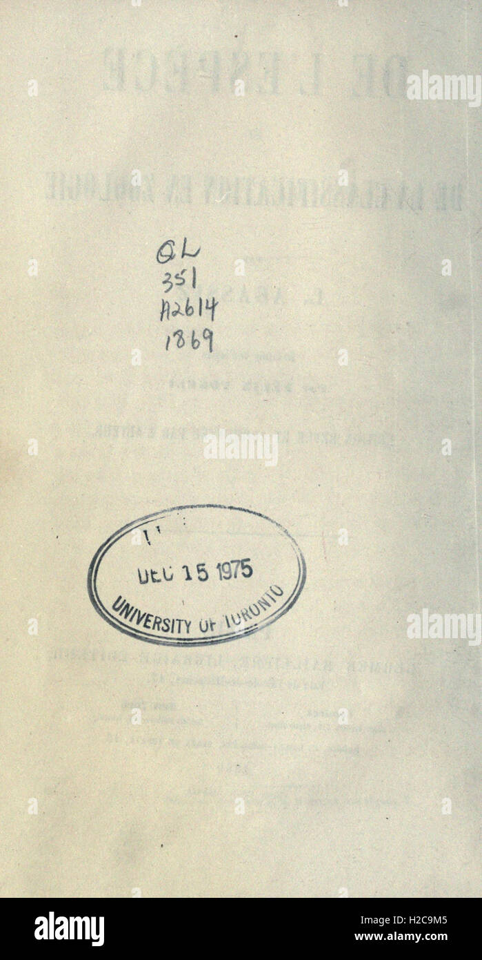 This French work discusses species classification in zoology, exploring ...