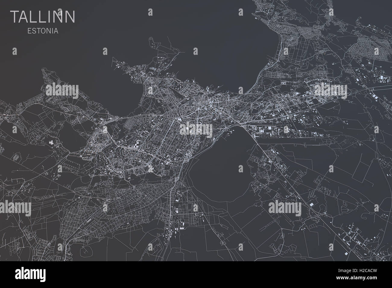 Map of tallinn hi-res stock photography and images - Alamy