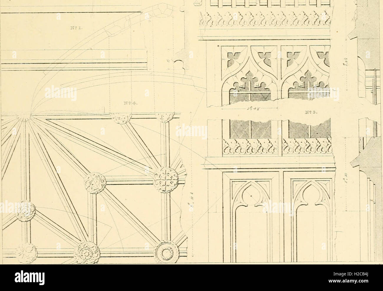 This work presents detailed examples of Gothic architecture, showcasing ...