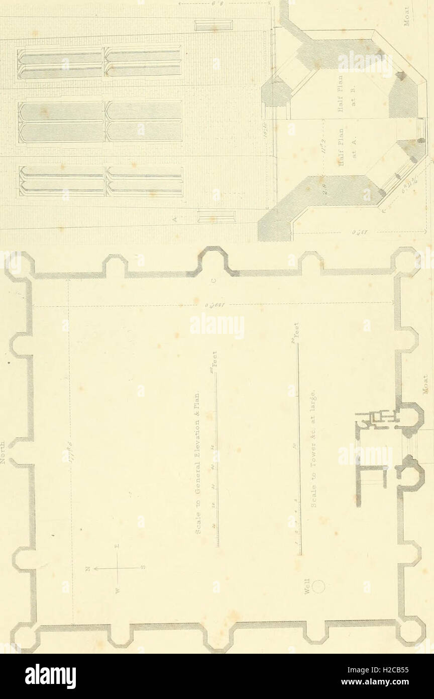 A collection of Gothic architectural examples from ancient English ...