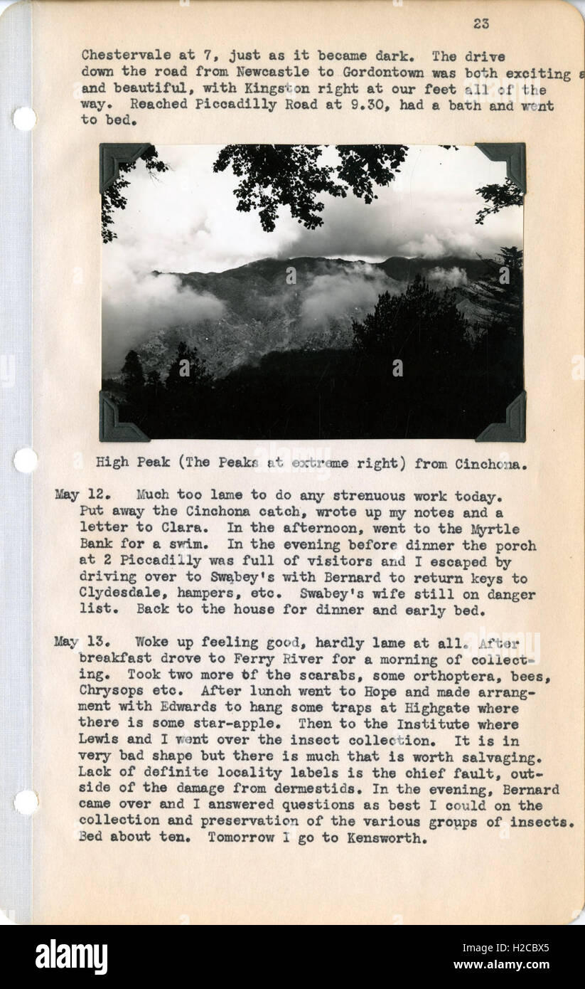 A field notebook documenting observations made in Cuba and Jamaica ...