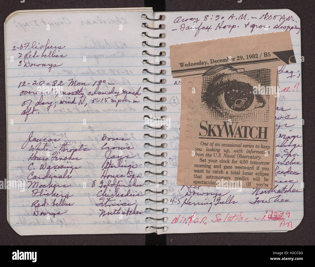 These field notebooks document observations and research conducted ...