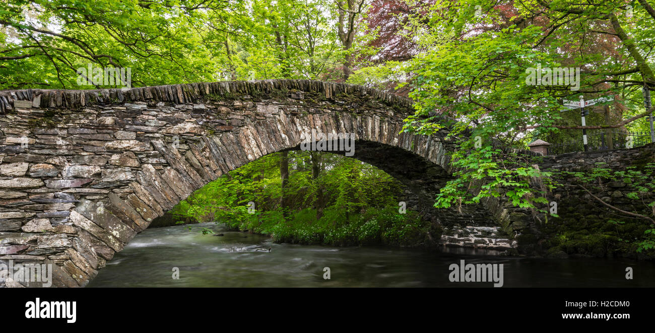 A Bridge in Ambleside Stock Photo - Alamy